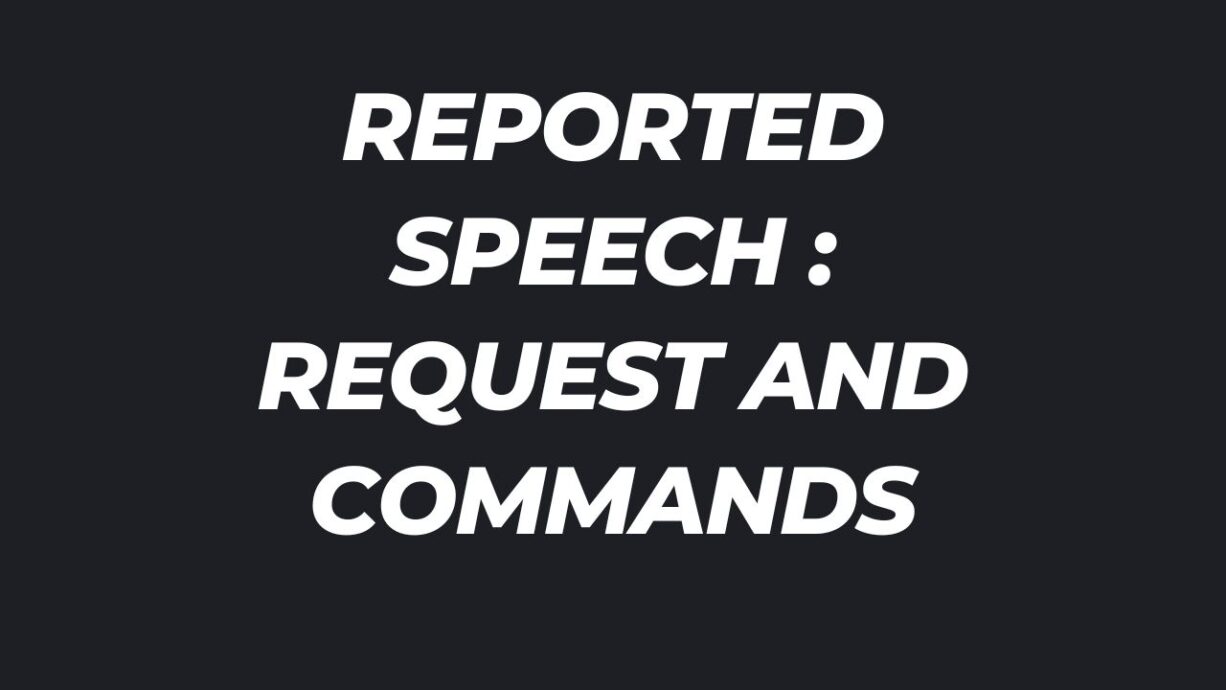 Reported Speech: Request and Commands MCQs with Answers