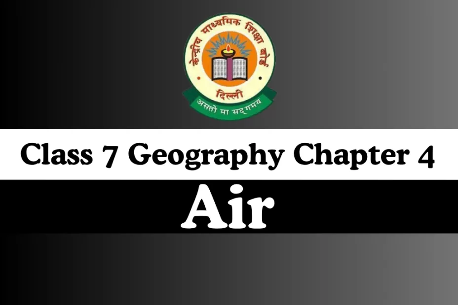 Class 7 Geography Chapter 4 Air With Free MCQ Online Test - THE ...
